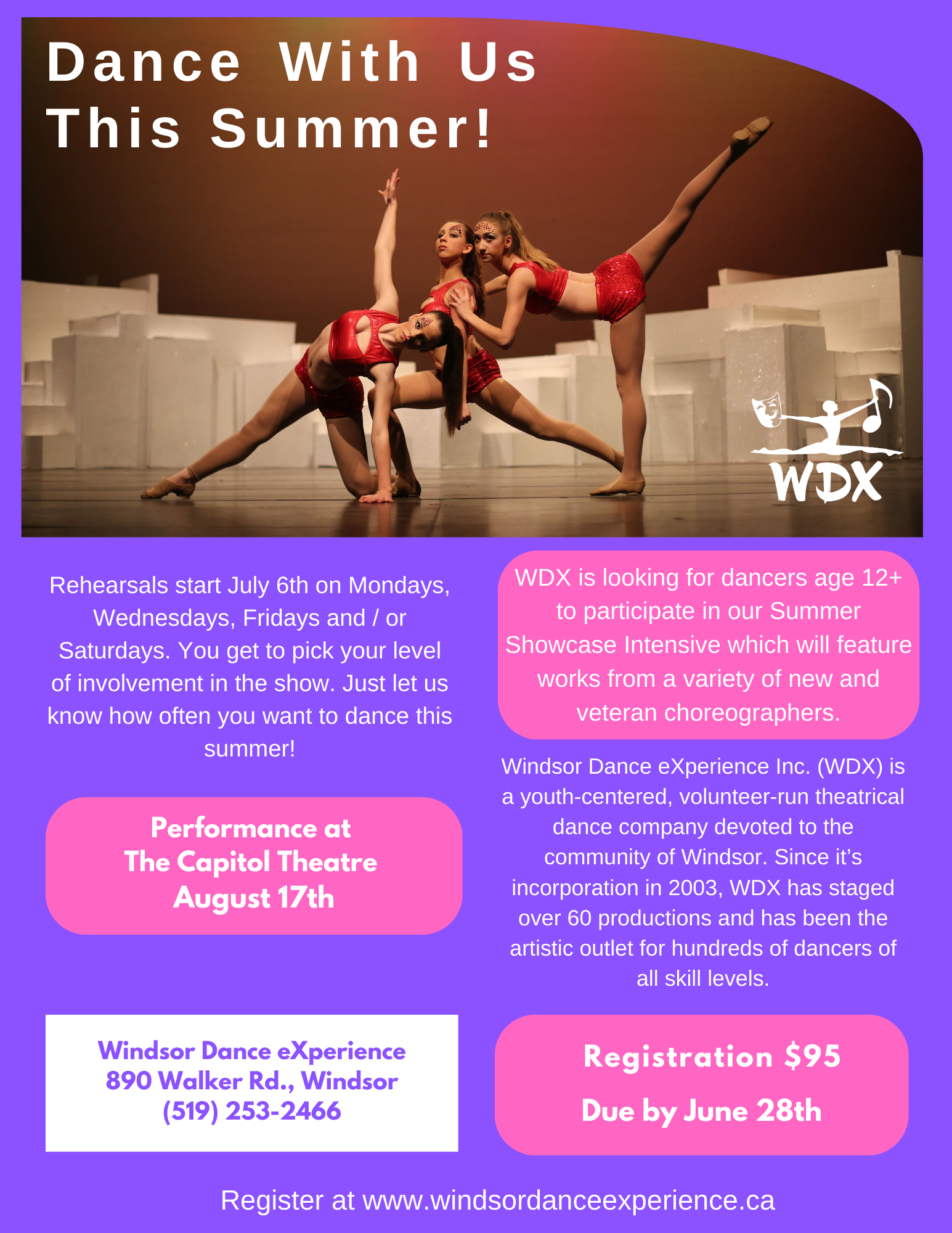 Summer Programs – Windsor Dance eXperience Inc.